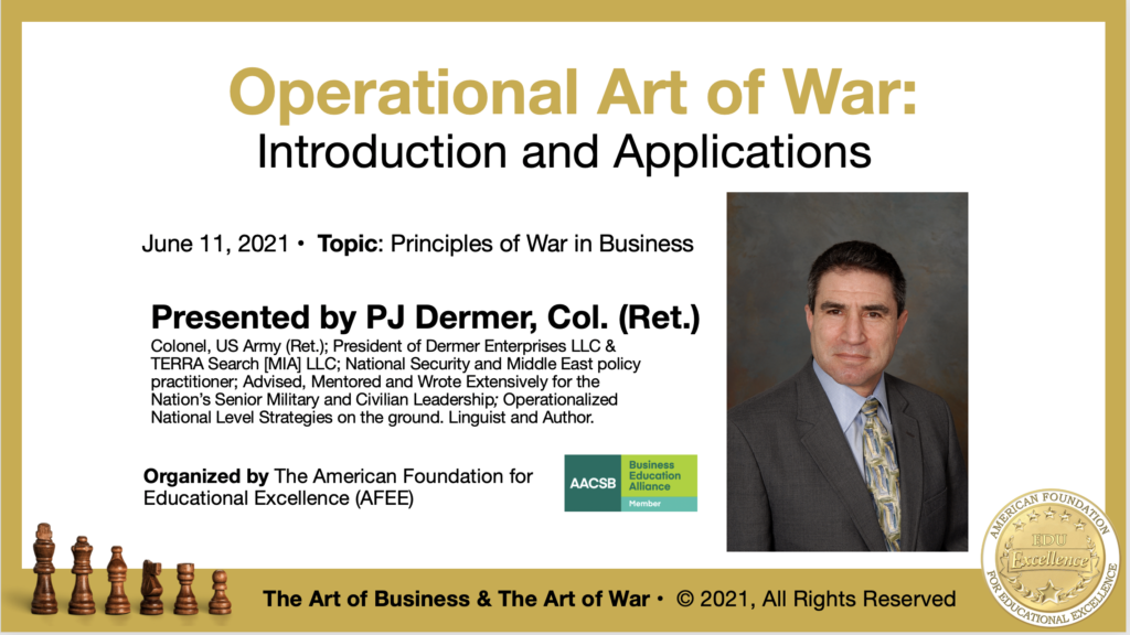 Exclusive Program on Leadership: The Art of Business & The Art of War